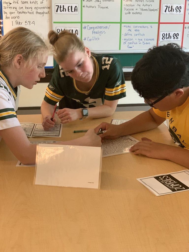 Team Building in Eighth Grade – Holy Cross Middle School News